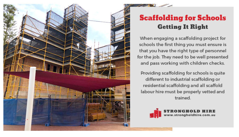 Scaffolding for Schools - Understanding The Challenges | Stronghold Hire