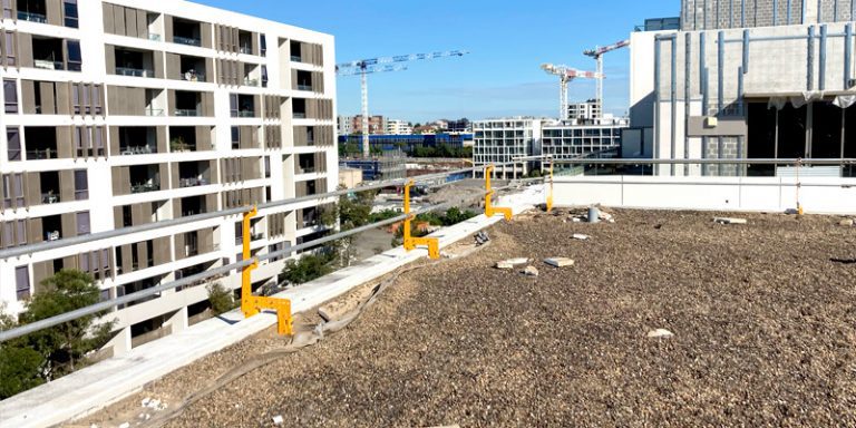 Edge Protection - Parapet Clamp System at Zetland | Stronghold Hire