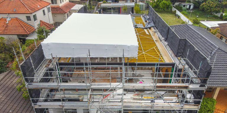Scaffold & Shrink Wrap – Residential Project Chiswick | Stronghold