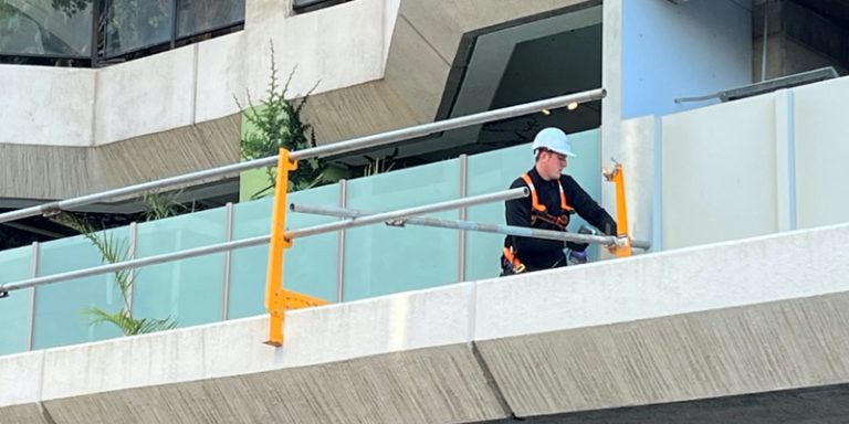Edge Protection - Parapet Clamp System at Milsons Point