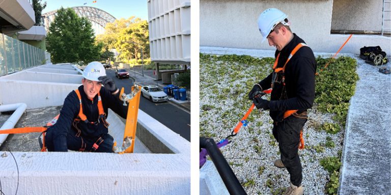 Edge Protection - Parapet Clamp System at Milsons Point