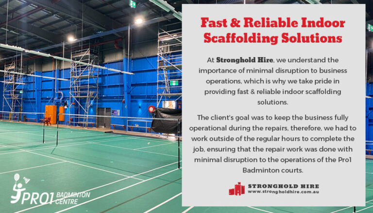 Indoor Scaffolding: The Key to Safe and Efficient Access Solution