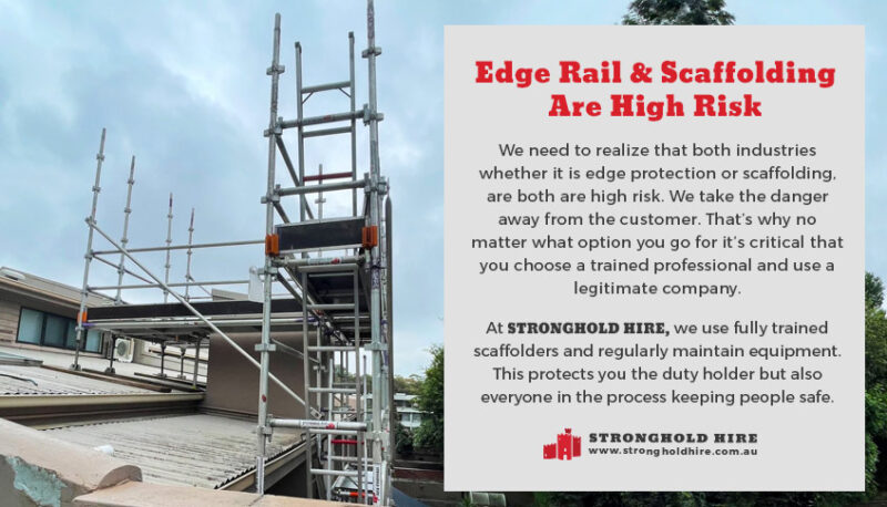 Edge Rail or Scaffolding? | Stronghold Hire Sydney
