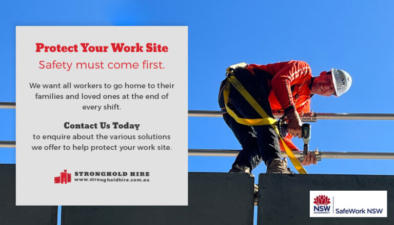 Safe Work New South Wales Blitz | Stronghold Hire