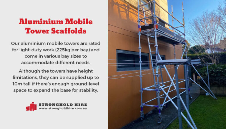 Why Rent Aluminium Mobile Towers? | Stronghold Hire Sydney