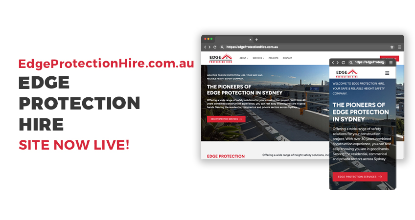 Edge Protection Hire Site Now Live! | Stronghold Hire Sydney
